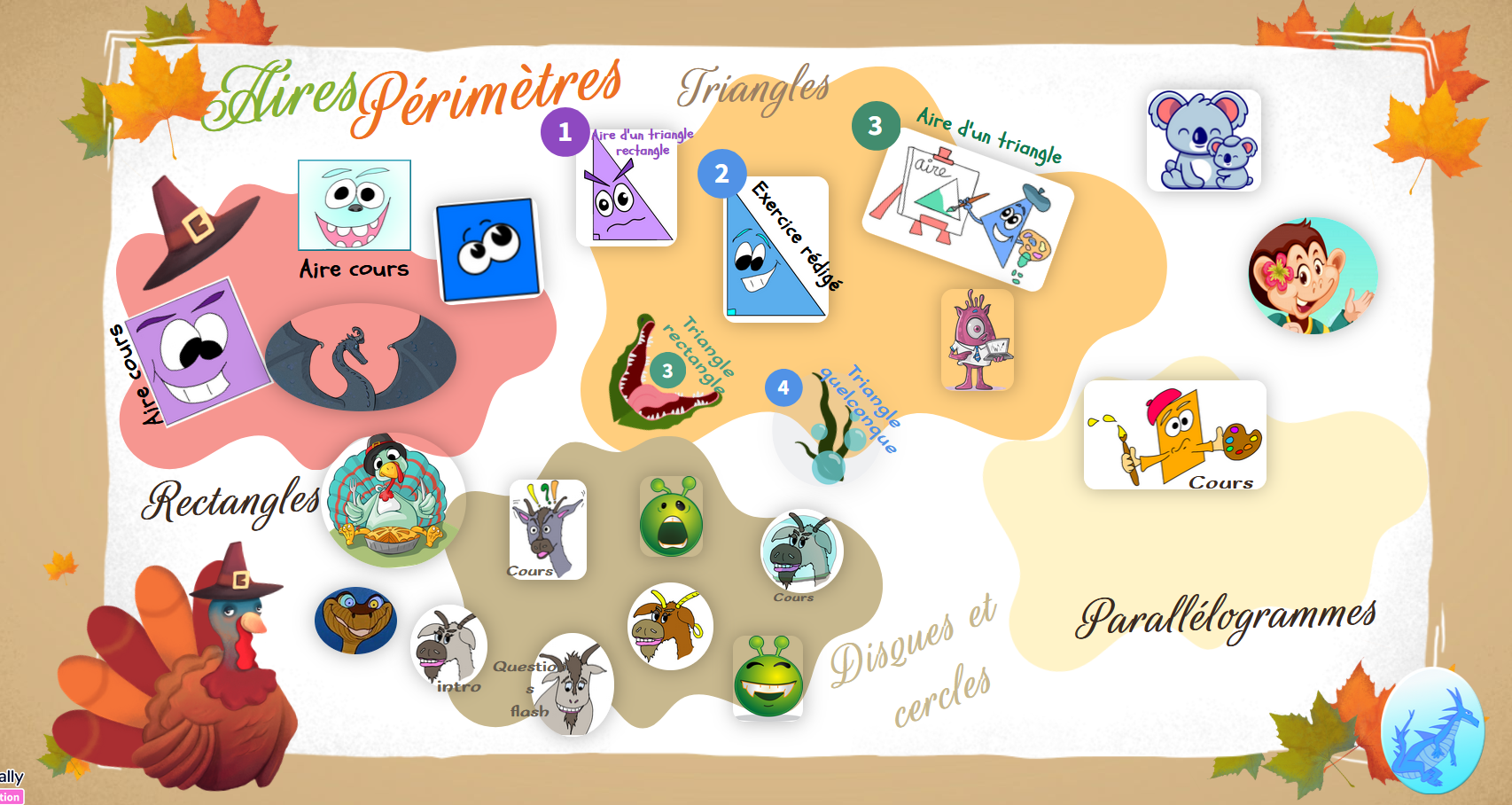 Aires et périmètres - Maths-et-Logique